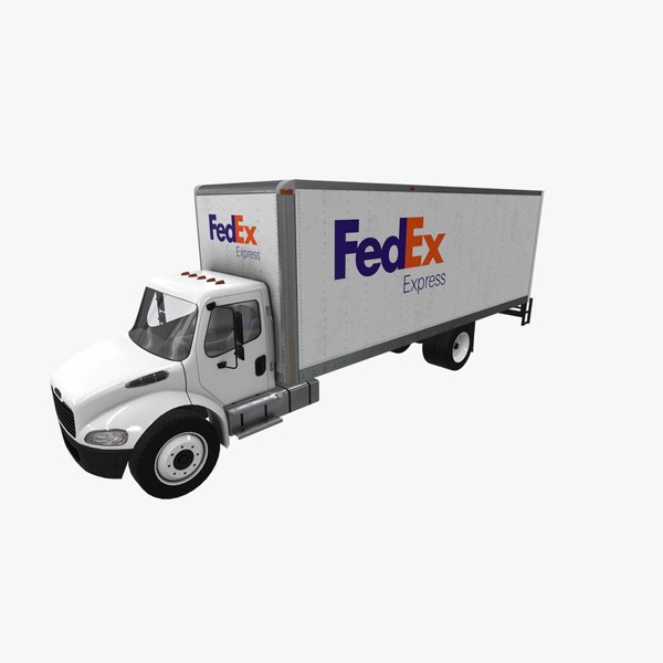 modelo 3d Freightliner M2 Fedex Express - TurboSquid 1284281