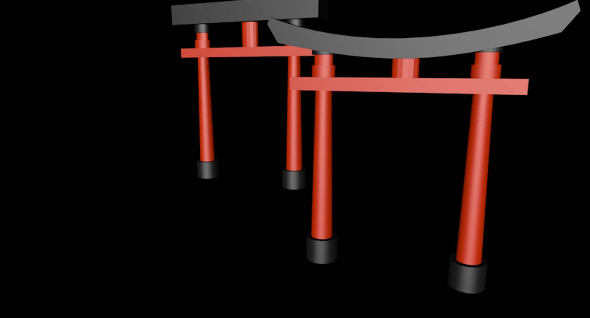 3D Japanese Torii Doors - TurboSquid 1322388