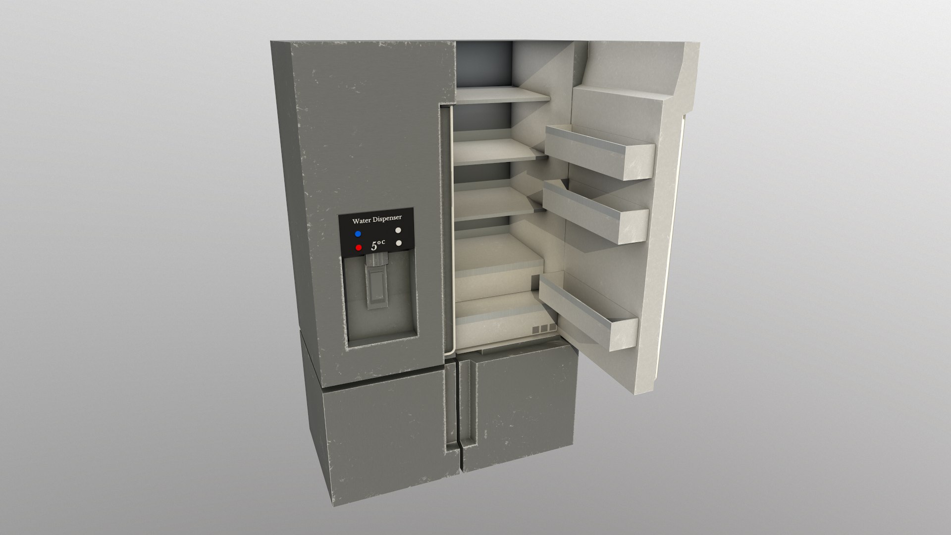 Fridge Model - TurboSquid 1381480