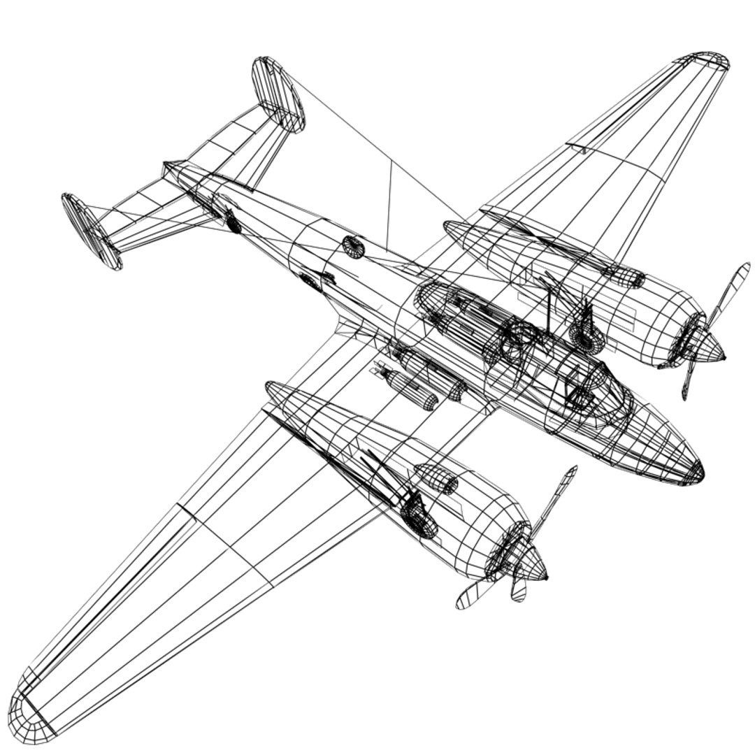 petlyakov pe-2 bomber 3d model