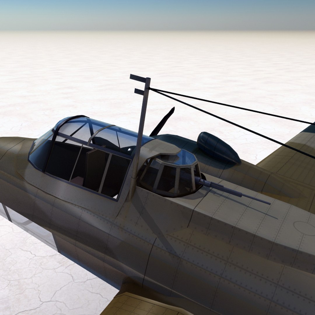 petlyakov pe-2 bomber 3d model