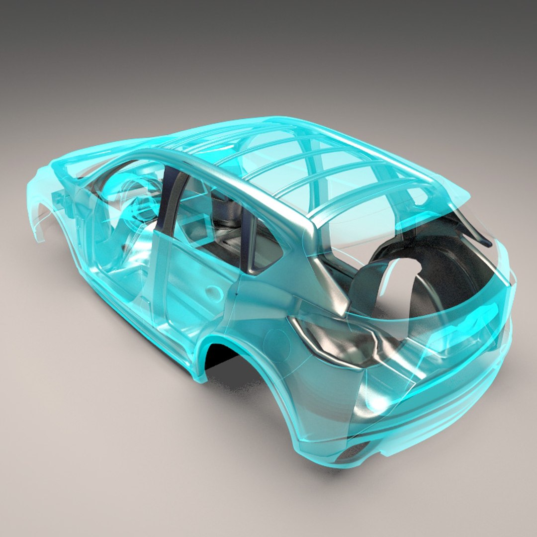 3d Model Car Frame