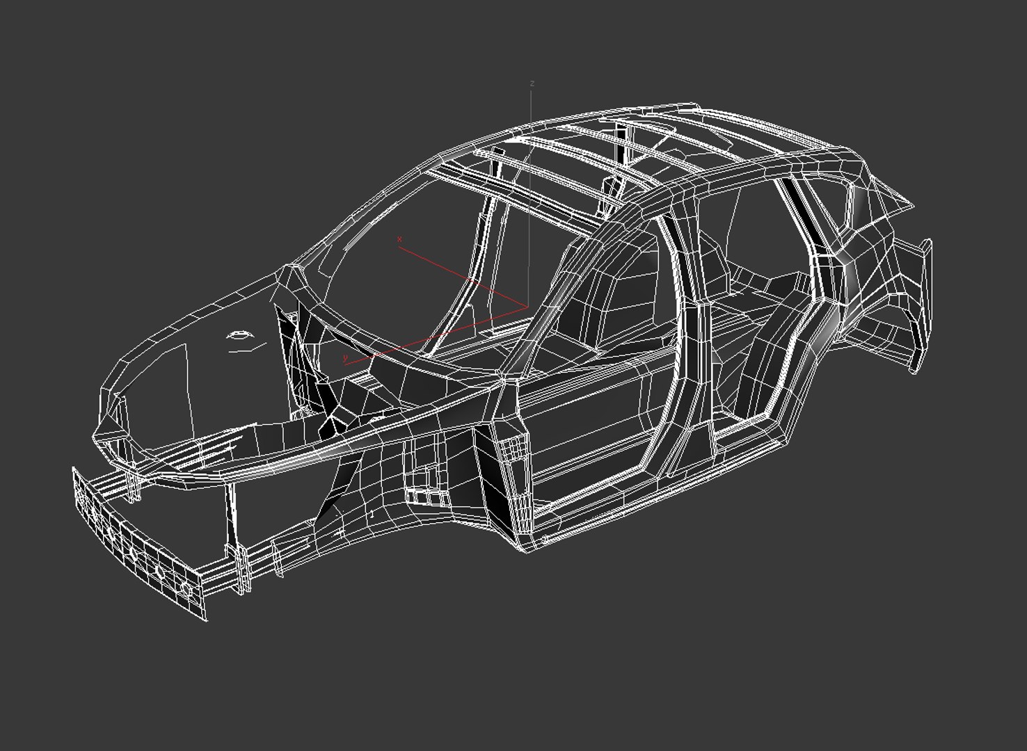 3d Model Car Frame