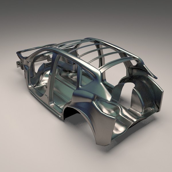 3d model car frame