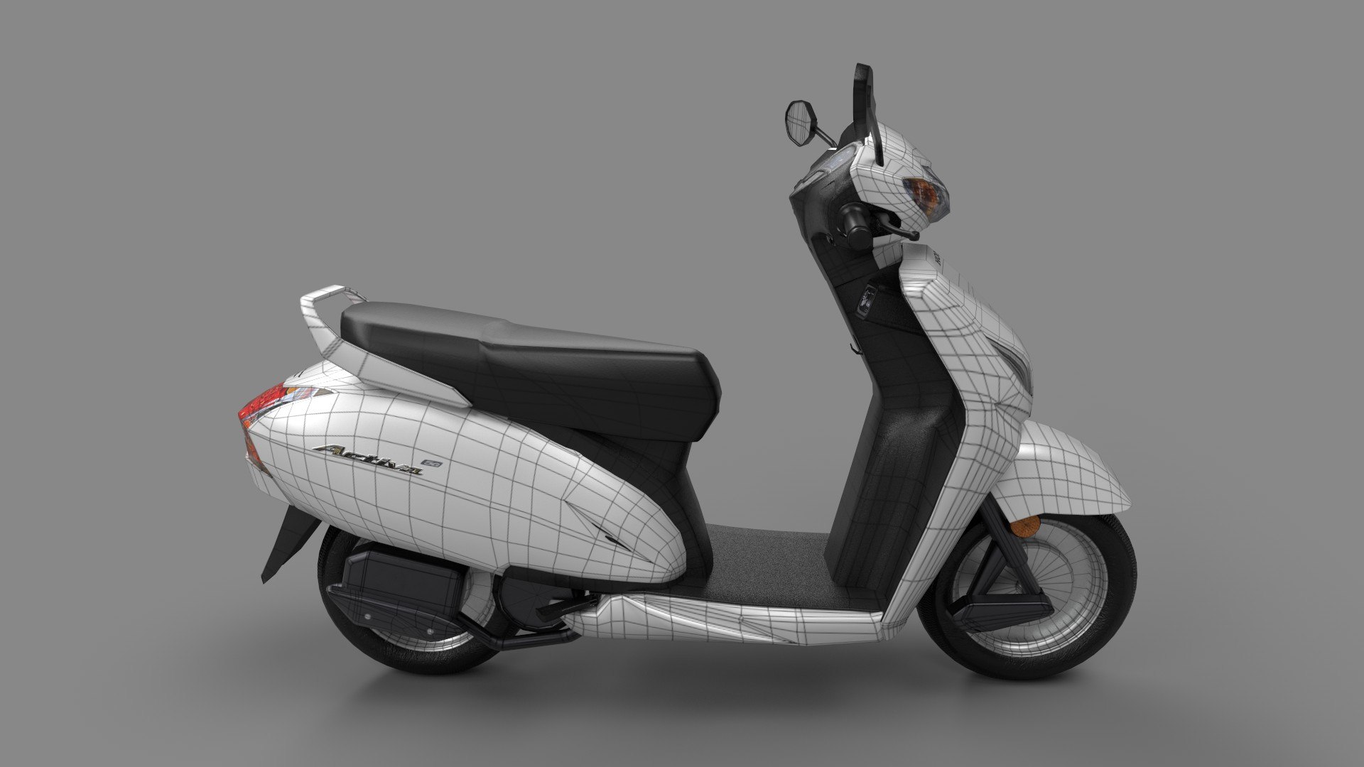 Honda Activa 3D - TurboSquid 2046070