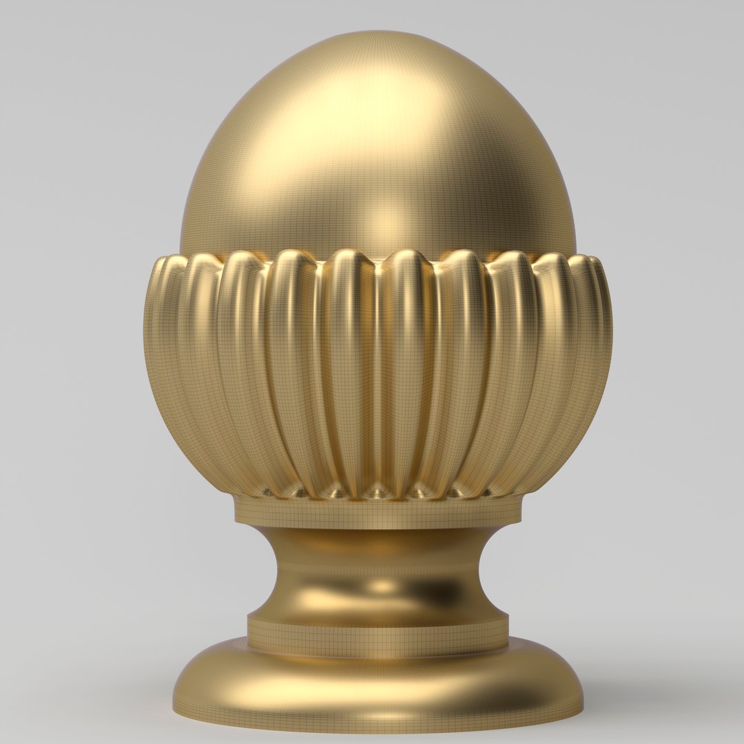 Carved Finial 3D Model - TurboSquid 2285761