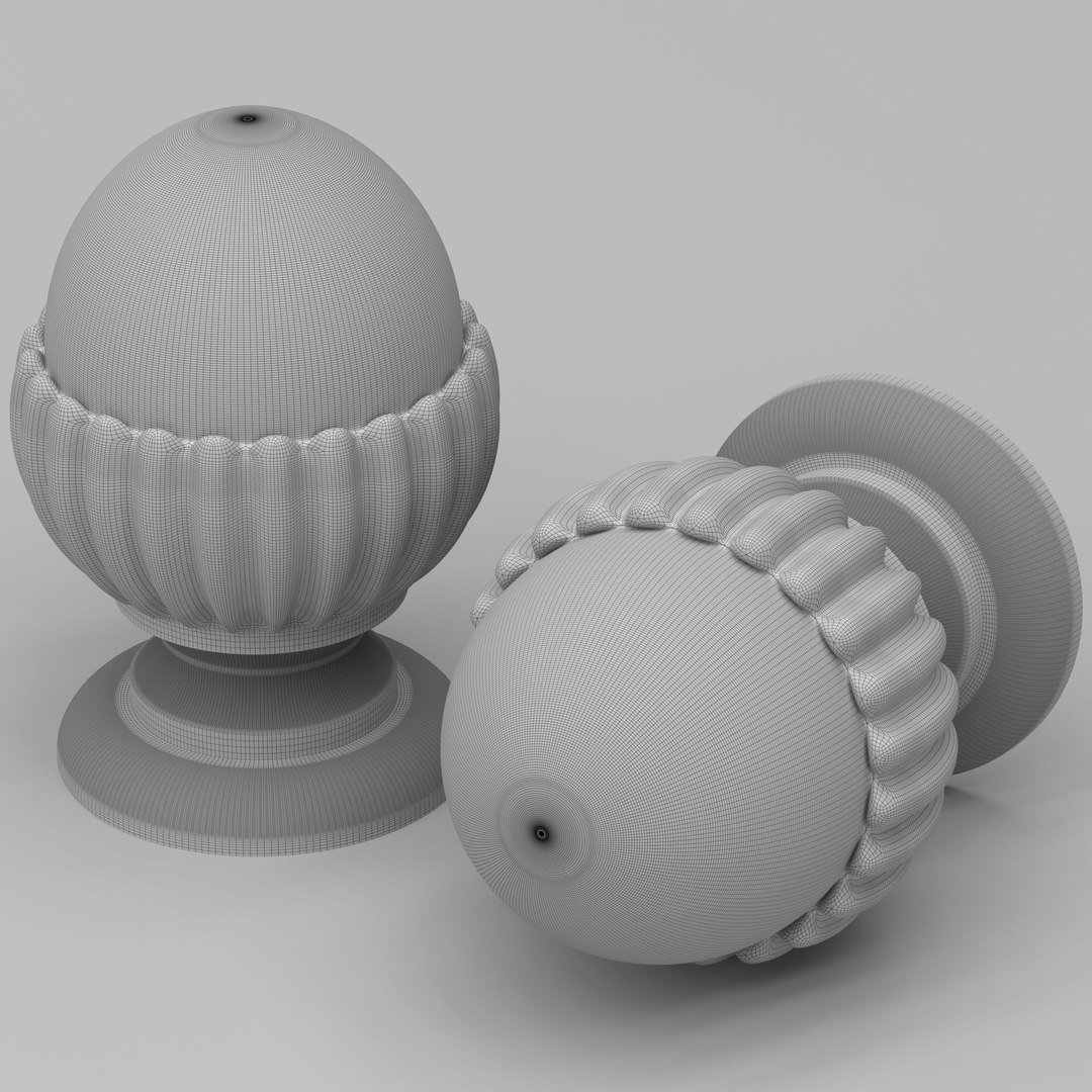 Carved Finial 3D Model - TurboSquid 2285761