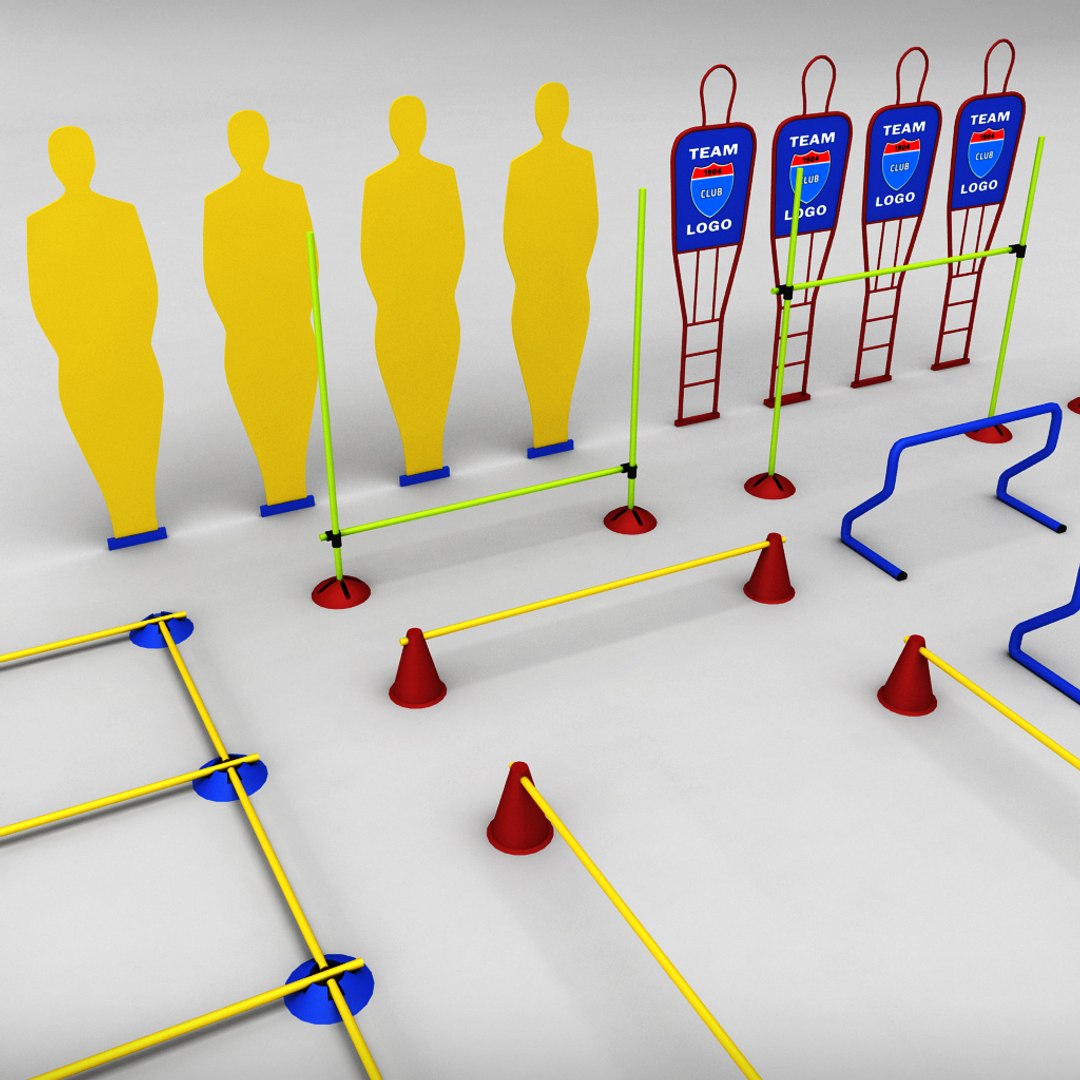 3d Model Soccer Football Training Equipment