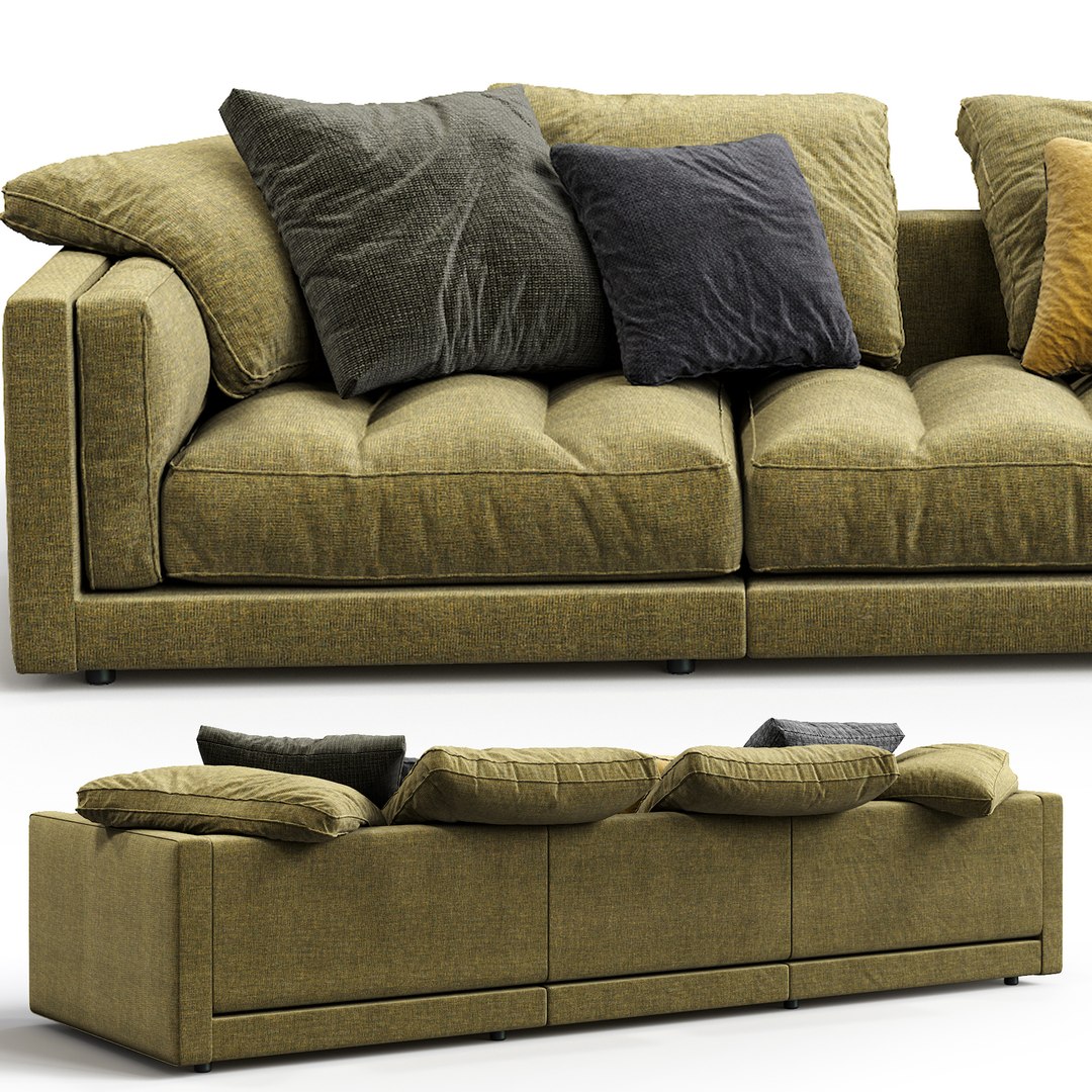 3D Model Flexform Sofa Lucien - TurboSquid 1636834