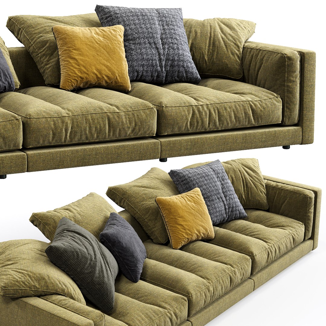 3D Model Flexform Sofa Lucien - TurboSquid 1636834