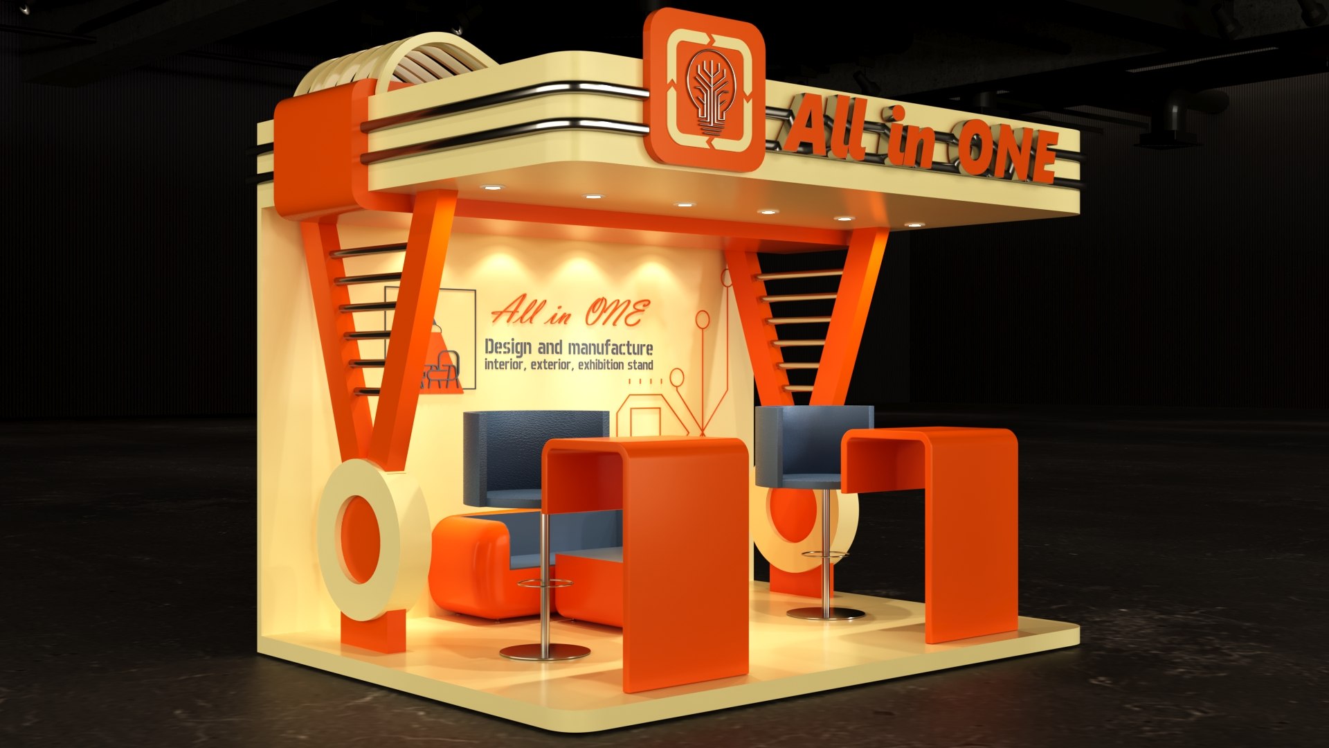 exhibition stand3D模型 - TurboSquid 1983469