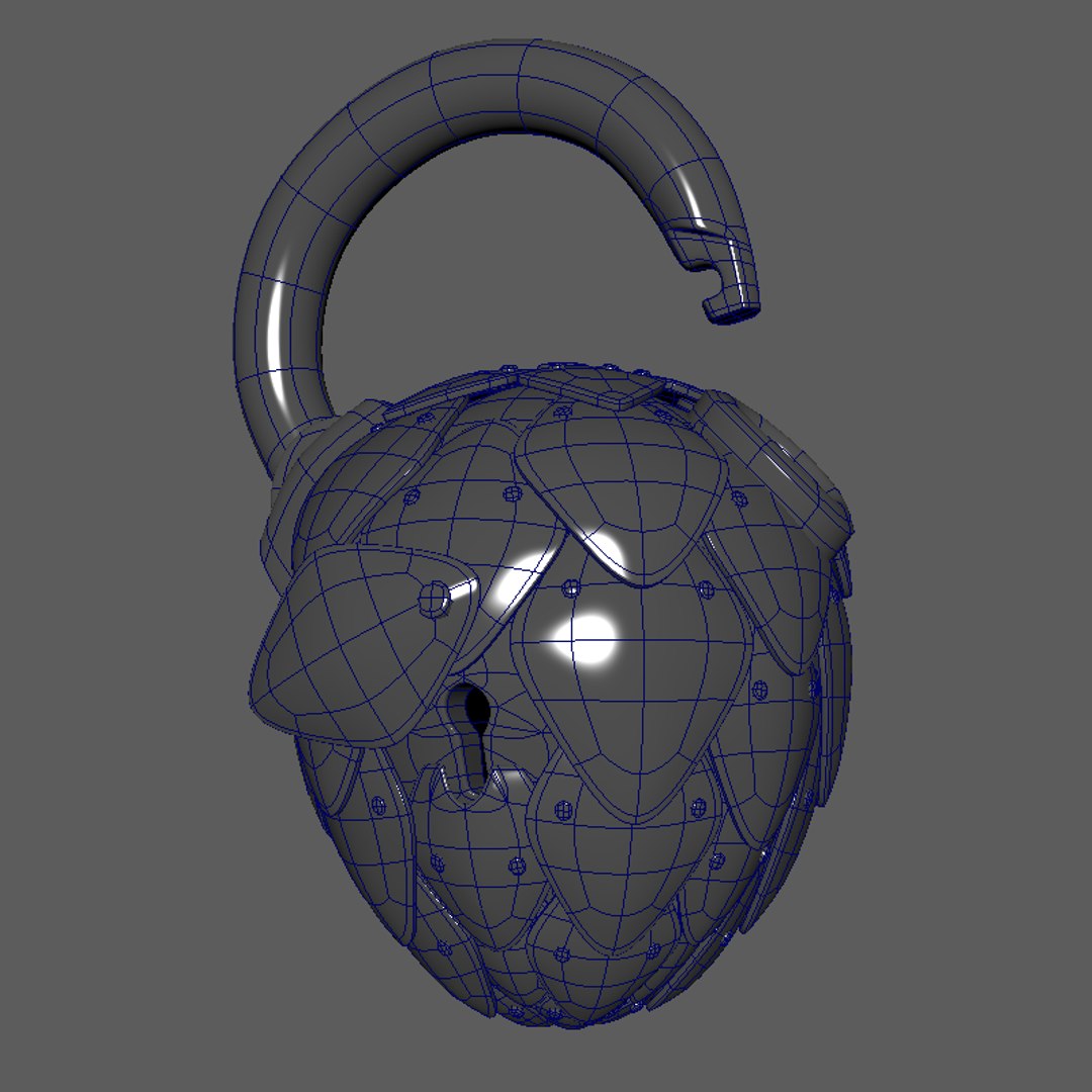 3D Fantasy Padlock - TurboSquid 1367605