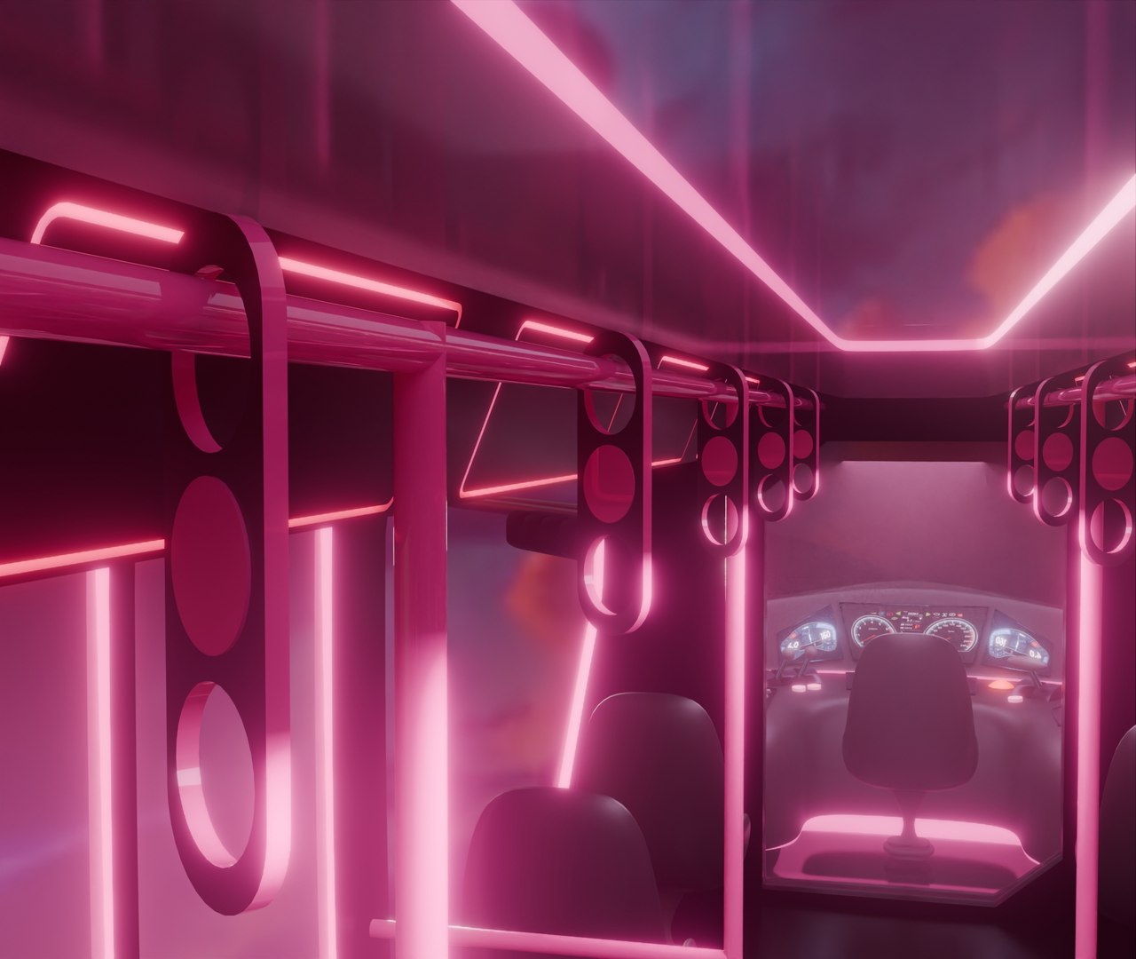 Sci-Fi Metro Train 3D - TurboSquid 2262098