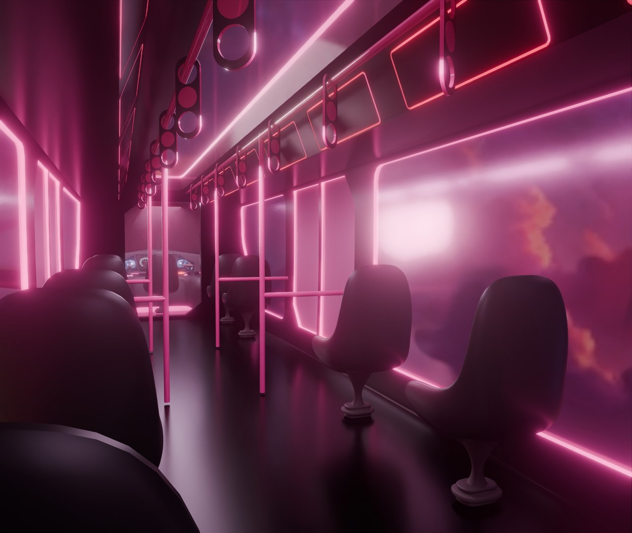 Sci-Fi Metro Train 3D - TurboSquid 2262098