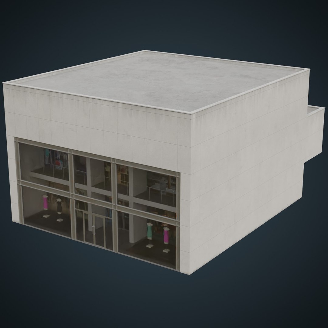 3D Building 7B - TurboSquid 1749827