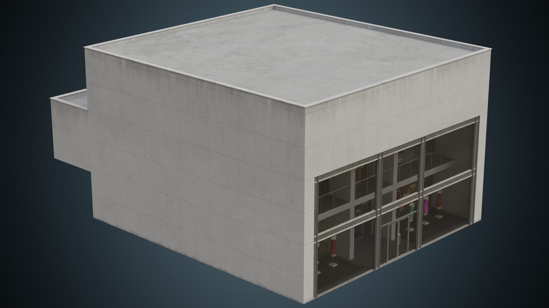 3D Building 7B - TurboSquid 1749827