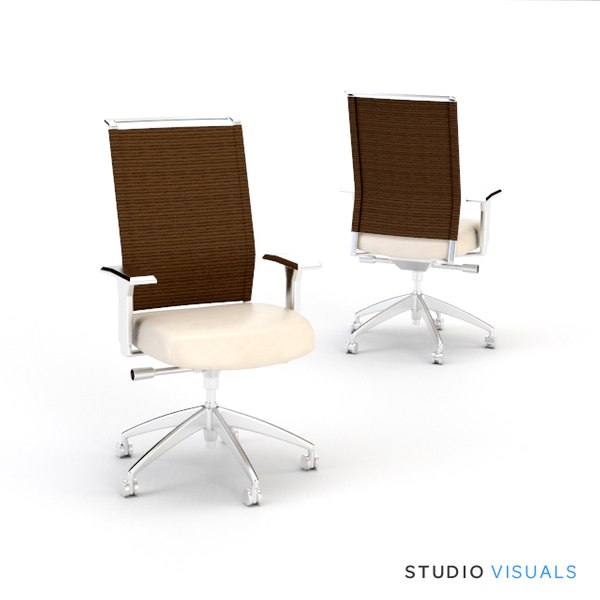 3d sona task chair model