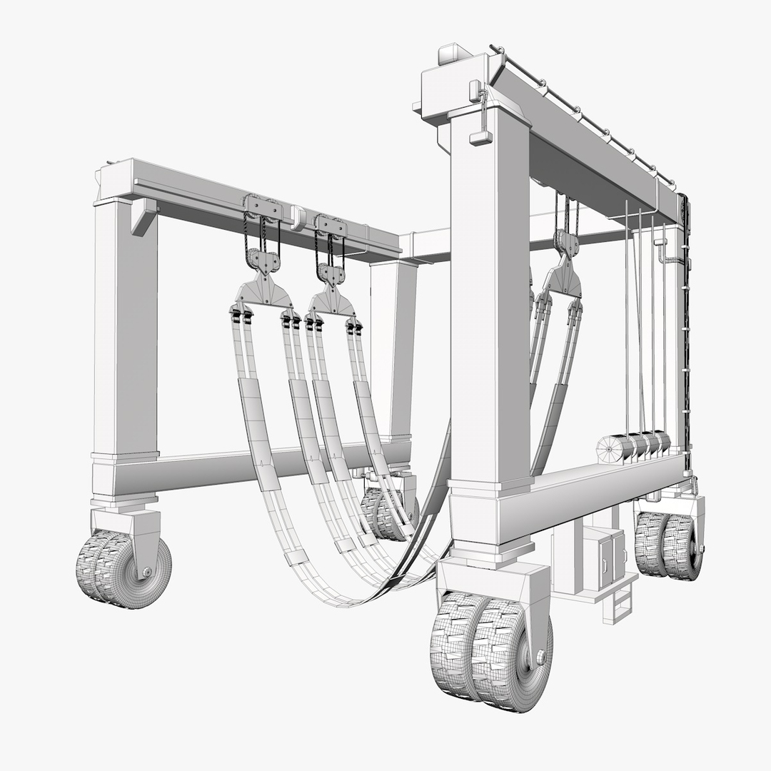 3d model of travel lift
