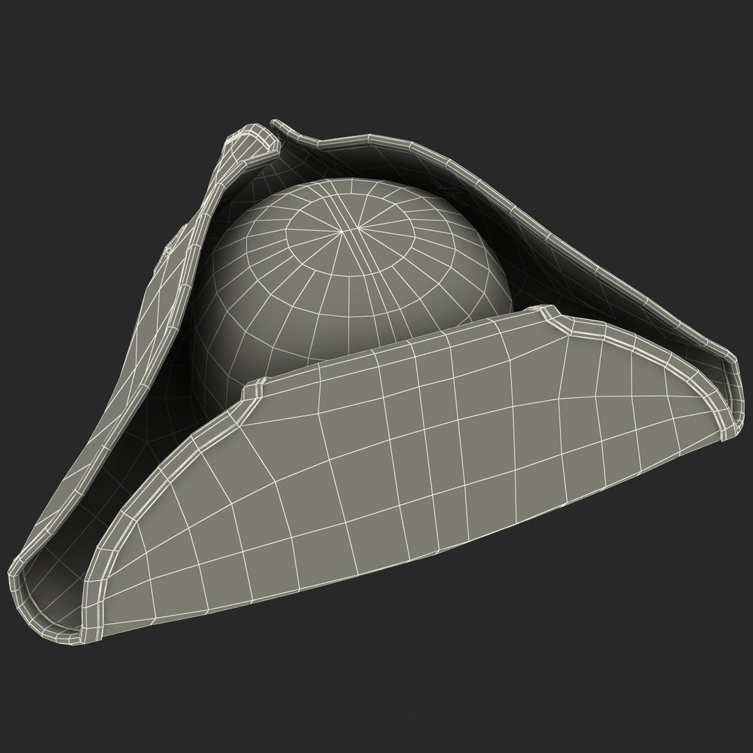 3d Caribbean Pirate Hat Model