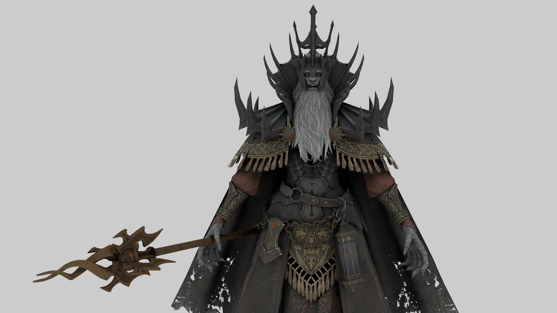 Dark Fantasy Undead King 3D Model Model - TurboSquid 2371775