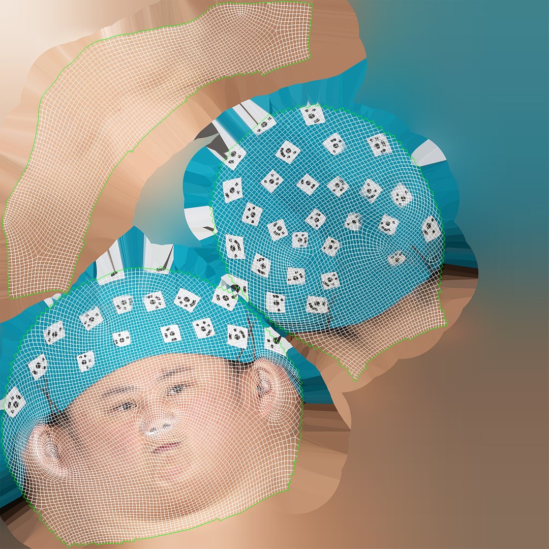 Mei Human Head Cheek Puff AU34 Clean Scan 3D Model - TurboSquid 1748727