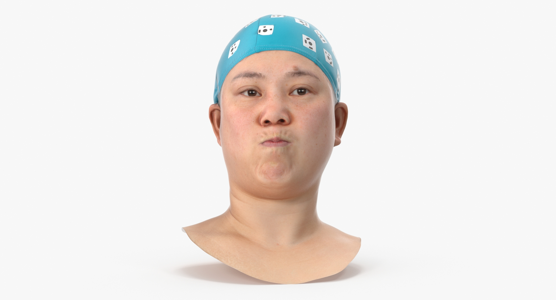 Mei Human Head Cheek Puff AU34 Clean Scan 3D Model - TurboSquid 1748727