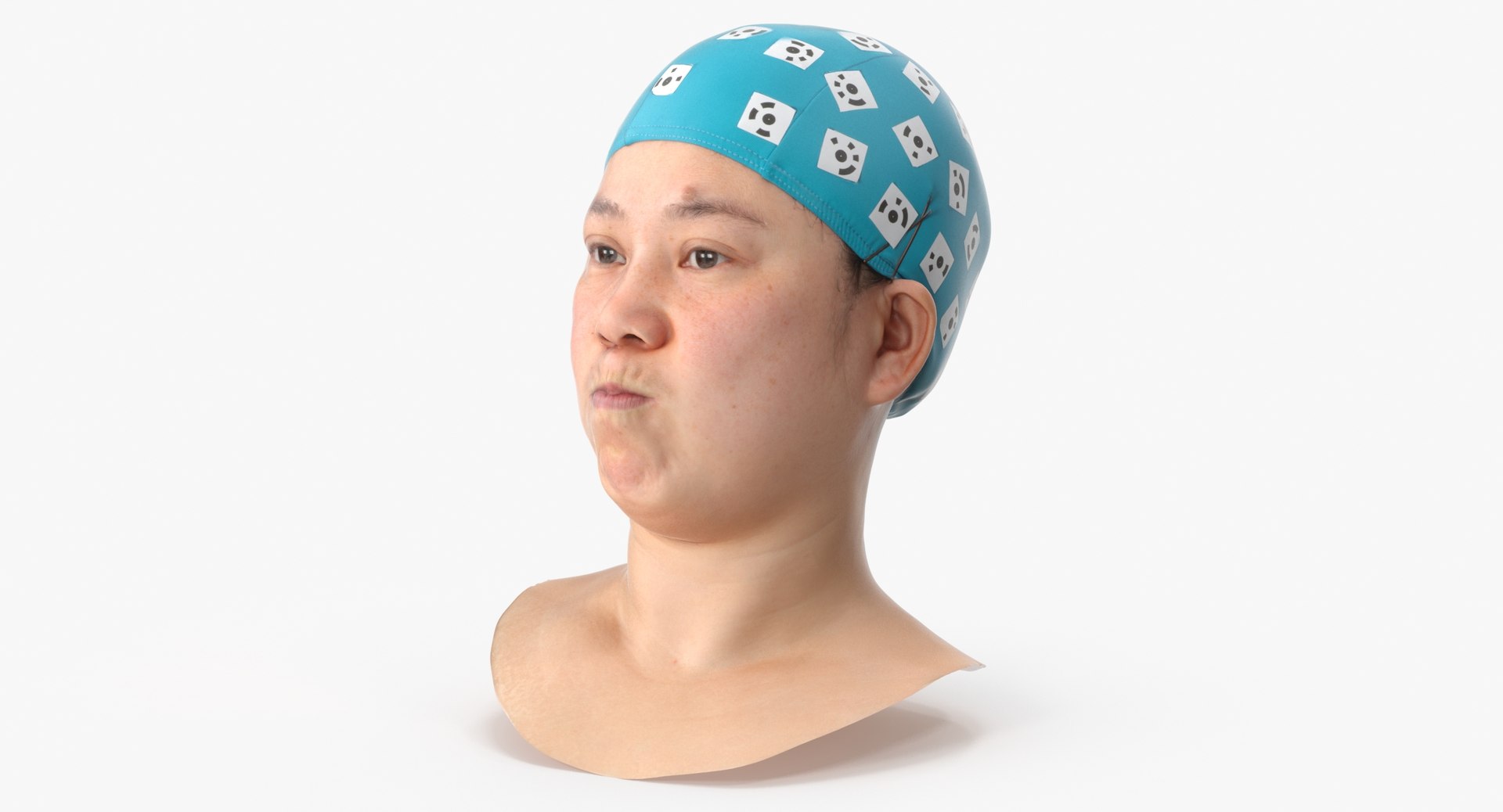 Mei Human Head Cheek Puff AU34 Clean Scan 3D Model - TurboSquid 1748727