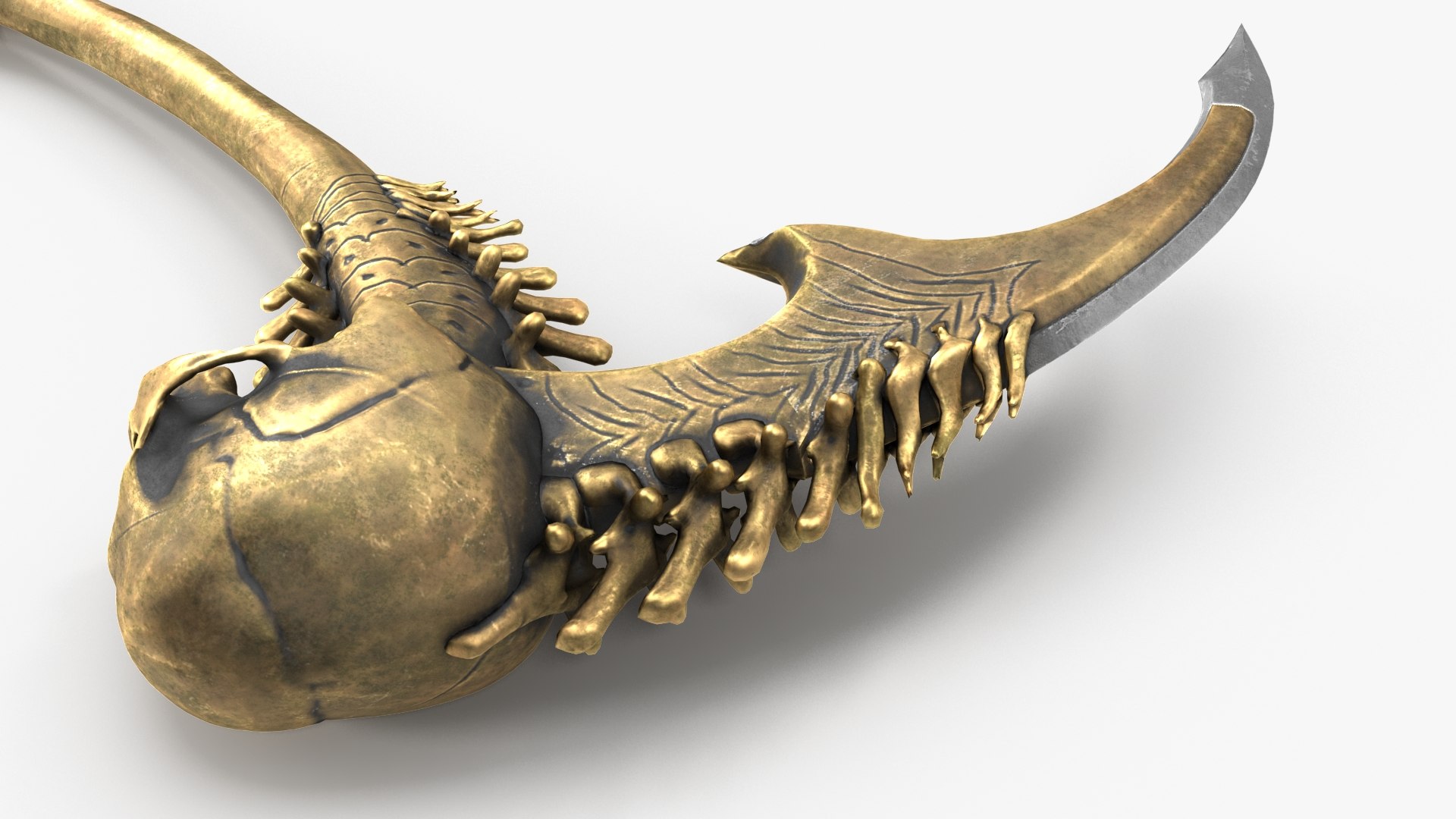 3D Fantasy Sickle - TurboSquid 1657320