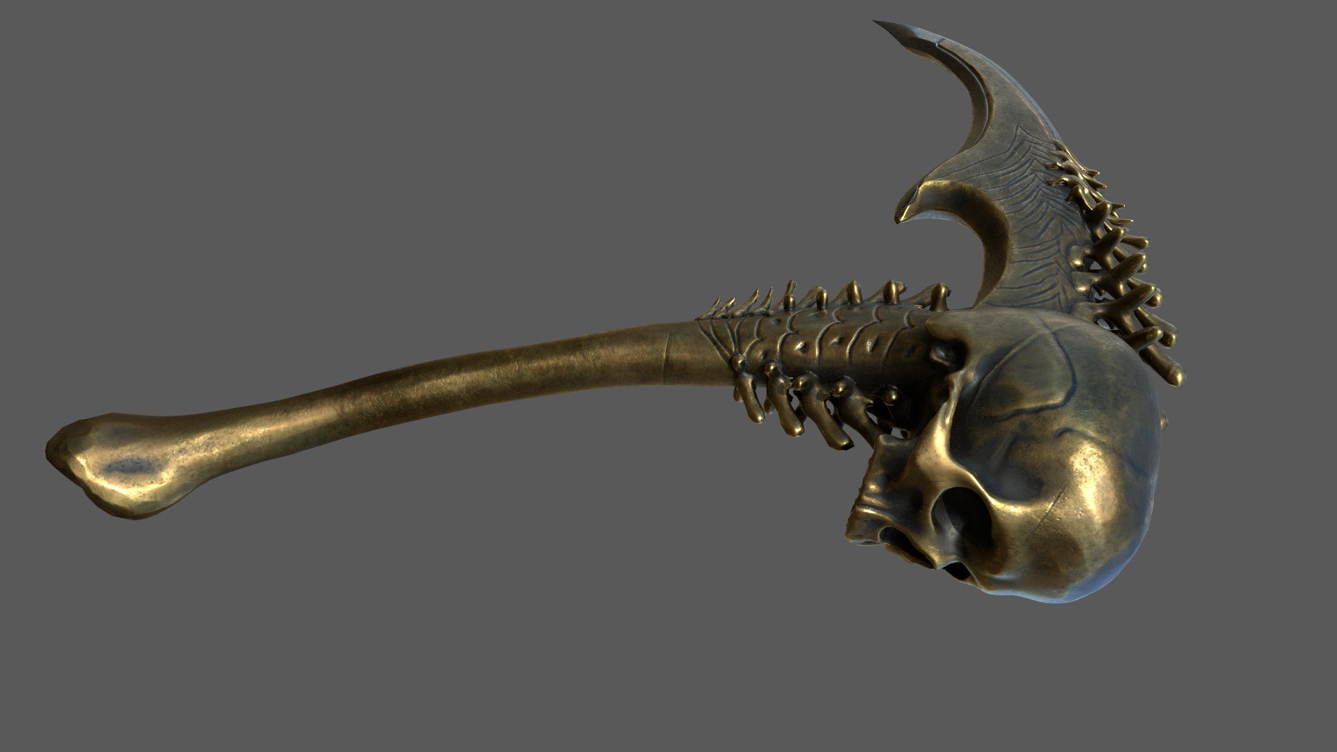 3D Fantasy Sickle - TurboSquid 1657320