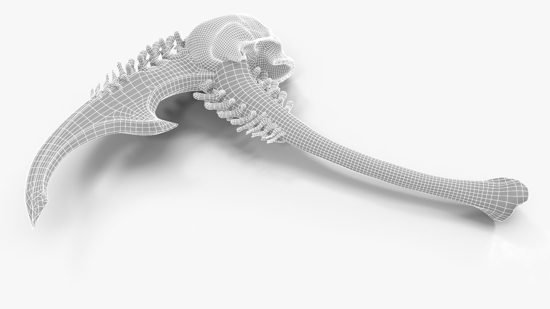 3D Fantasy Sickle - TurboSquid 1657320