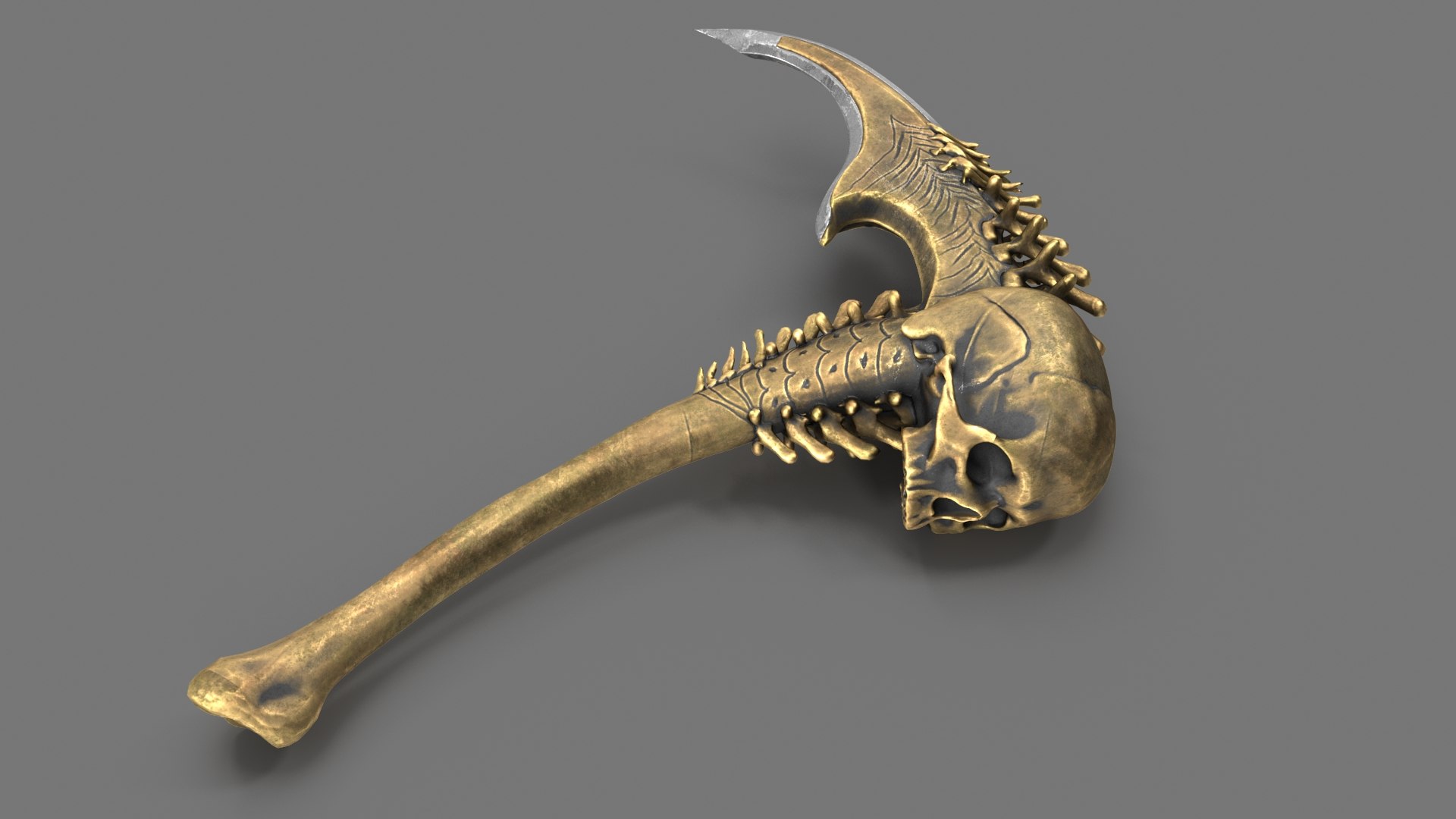 3D Fantasy Sickle - TurboSquid 1657320