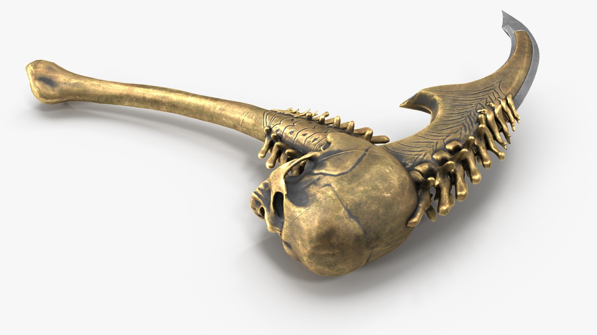 3D Fantasy Sickle - TurboSquid 1657320
