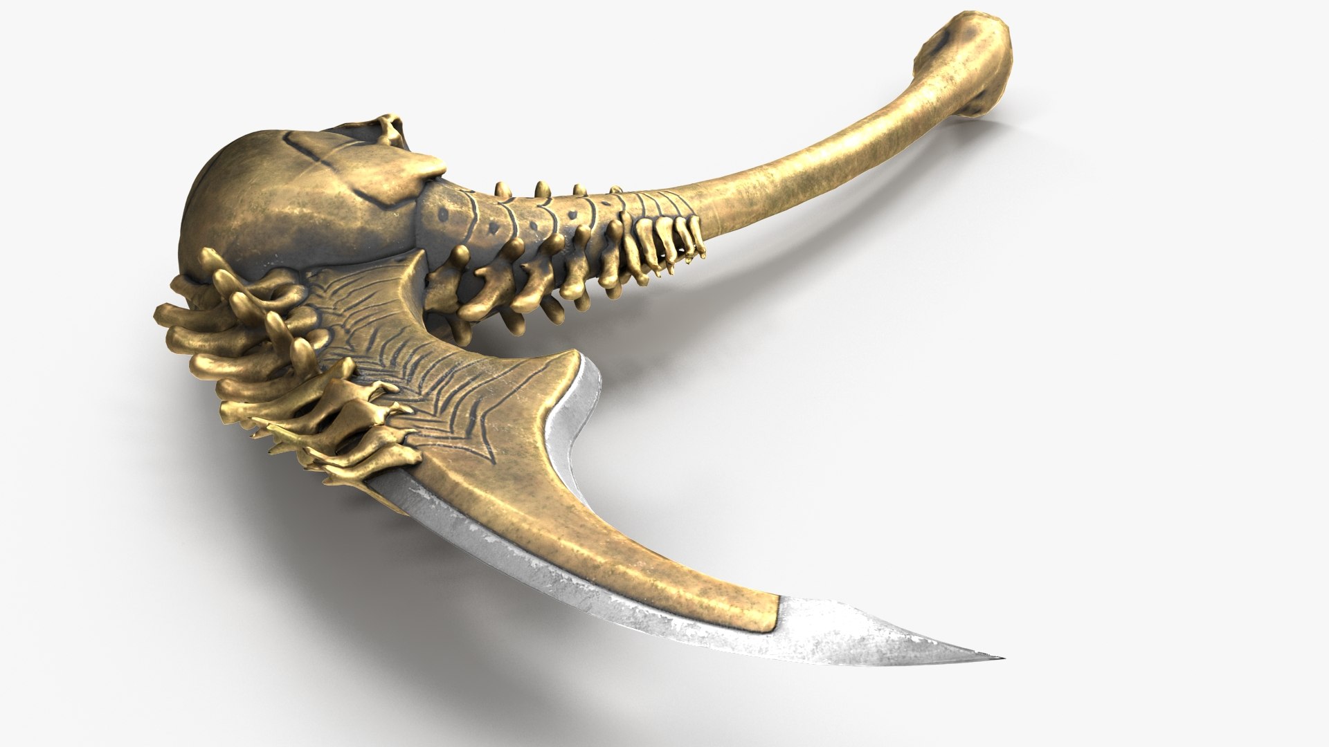 3D Fantasy Sickle - TurboSquid 1657320