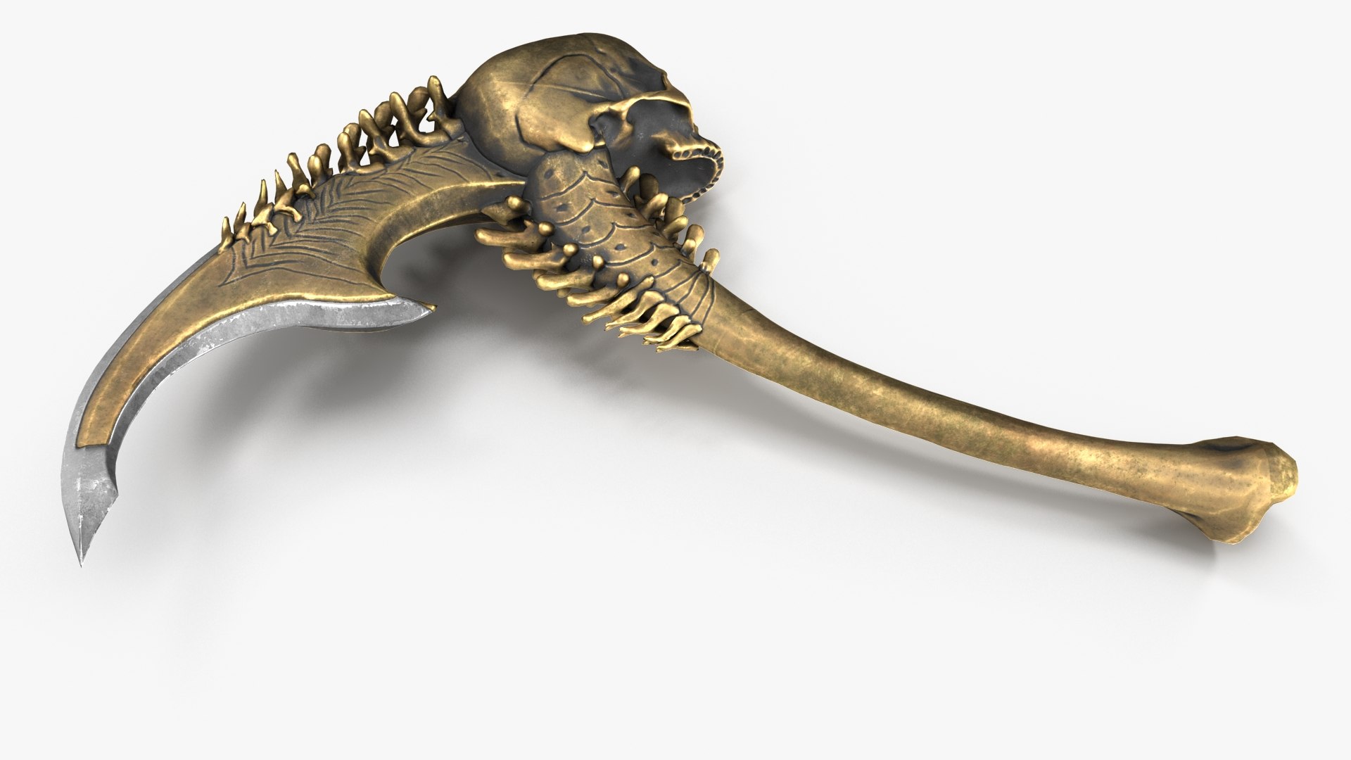3D Fantasy Sickle - TurboSquid 1657320