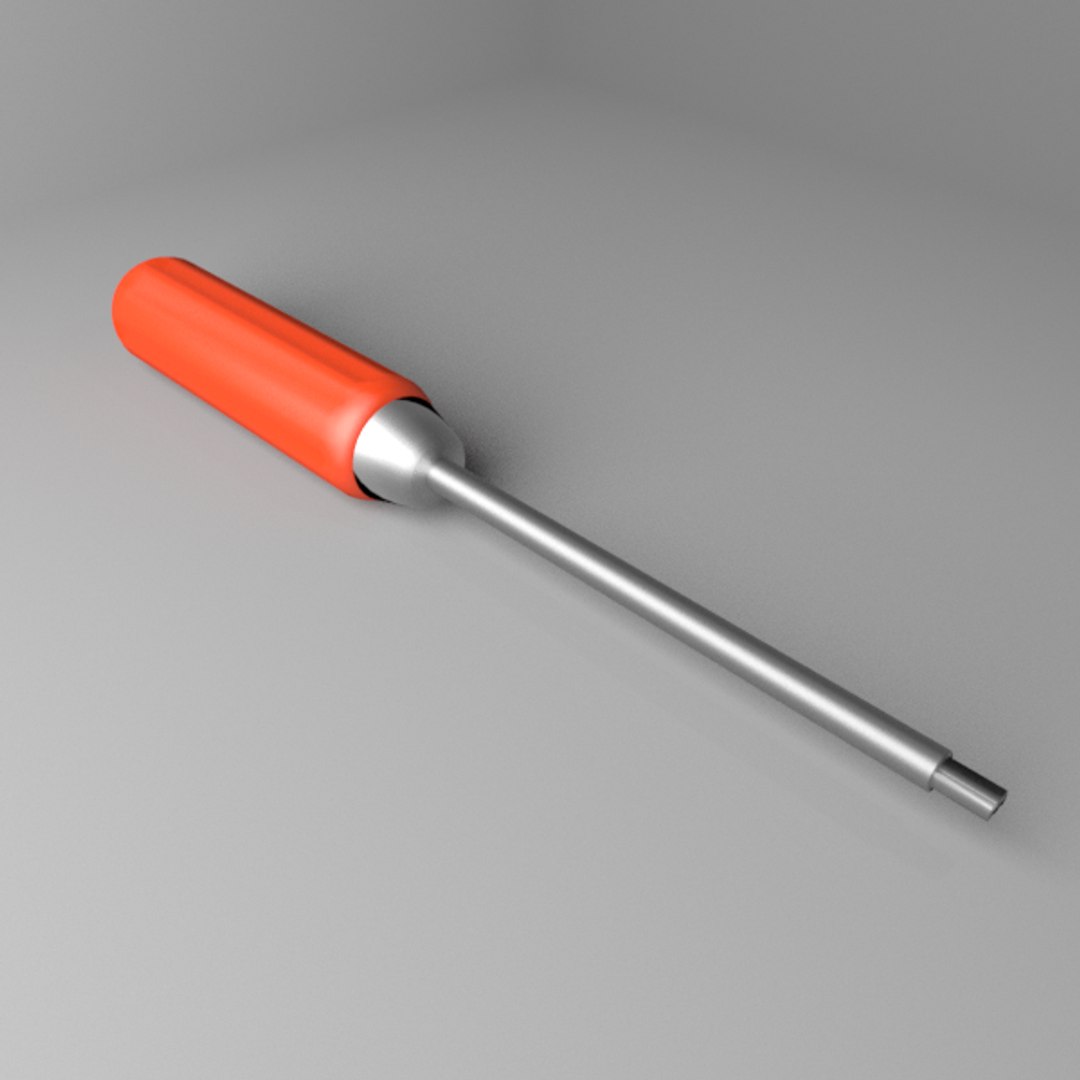 3D Screw Driver Clutch Tip Model - TurboSquid 1591961