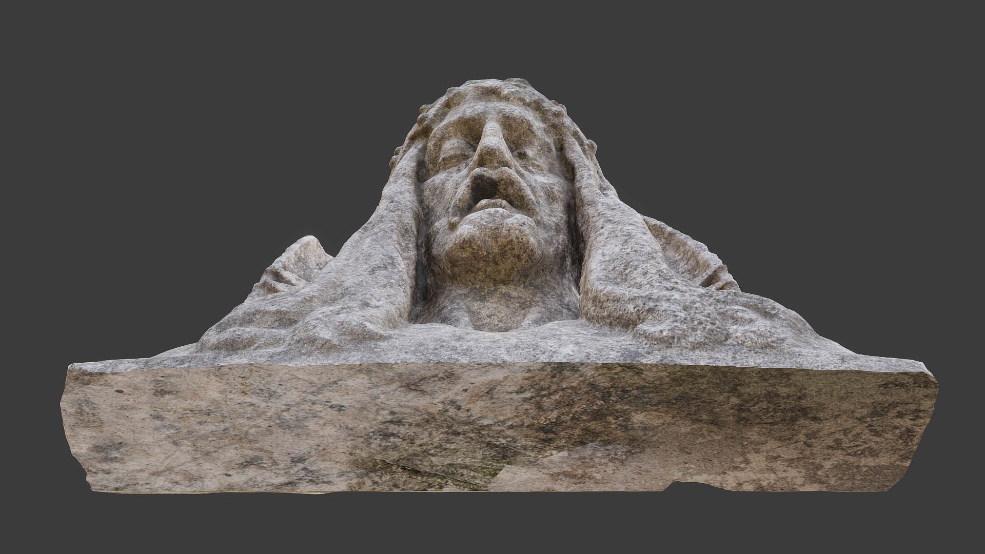 Jesus Head Statue Model - TurboSquid 1742999