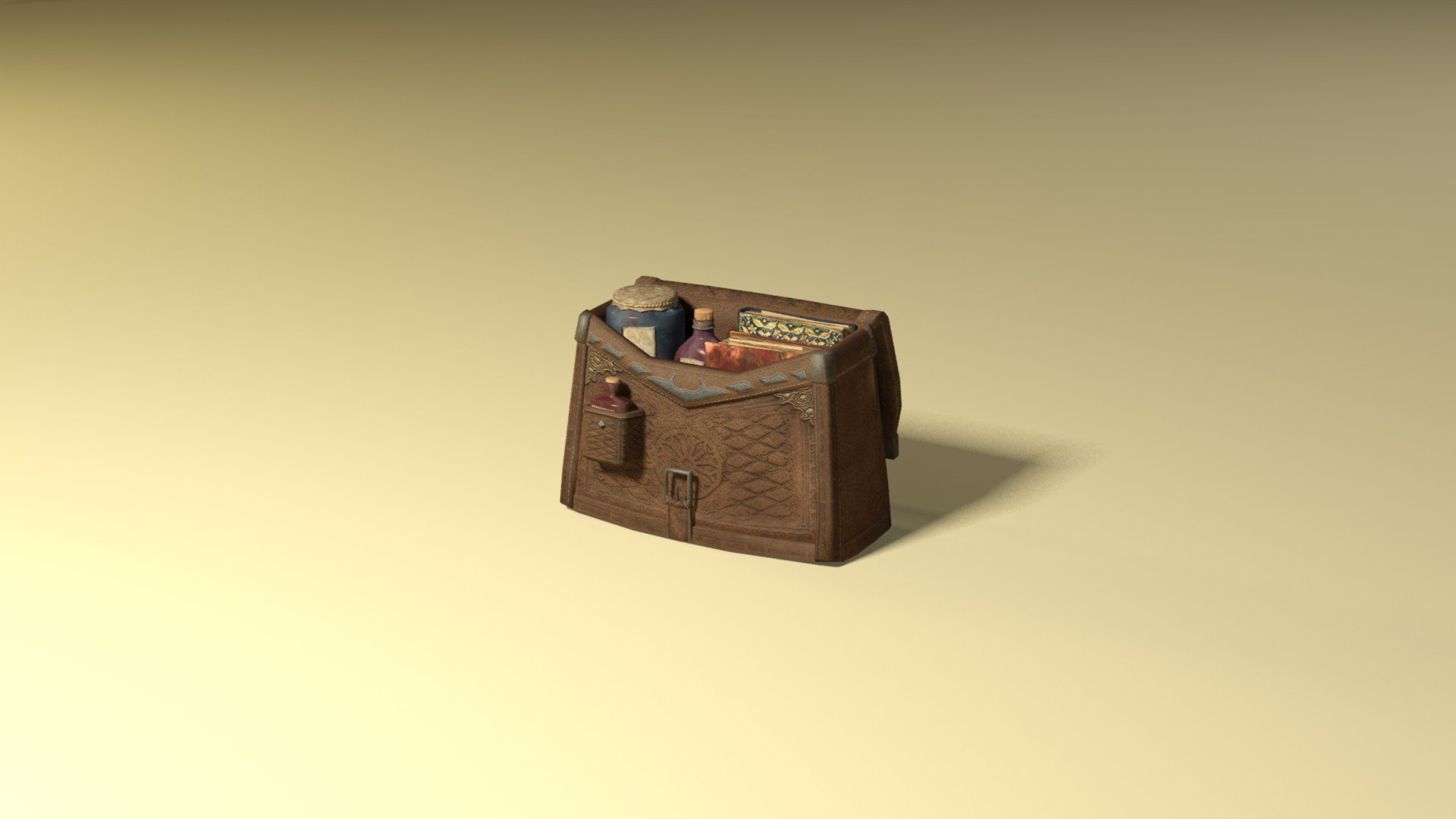 Magic Adventurer Bag With Tools 3D Model - TurboSquid 1970085
