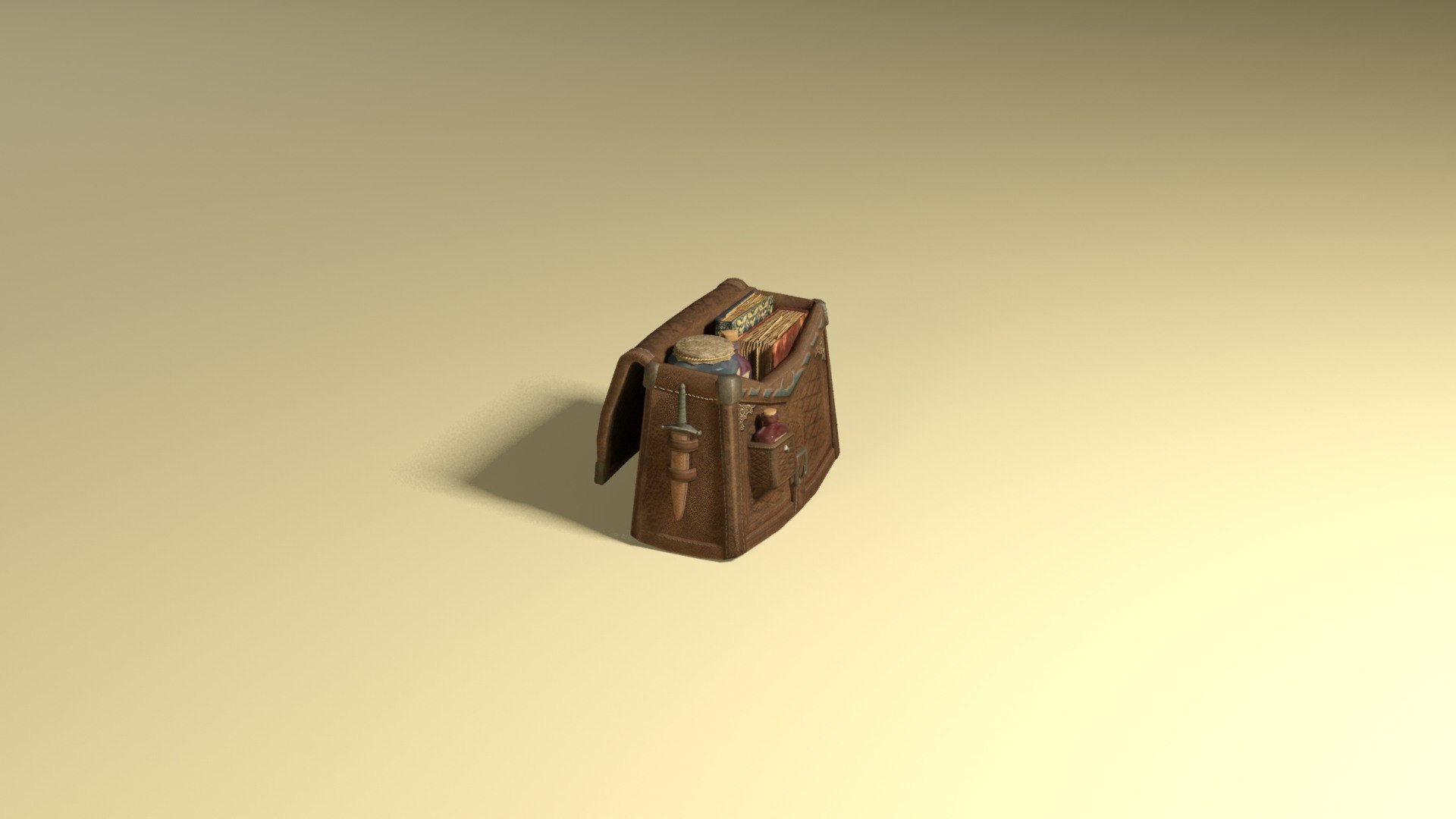 Magic Adventurer Bag With Tools 3D Model - TurboSquid 1970085
