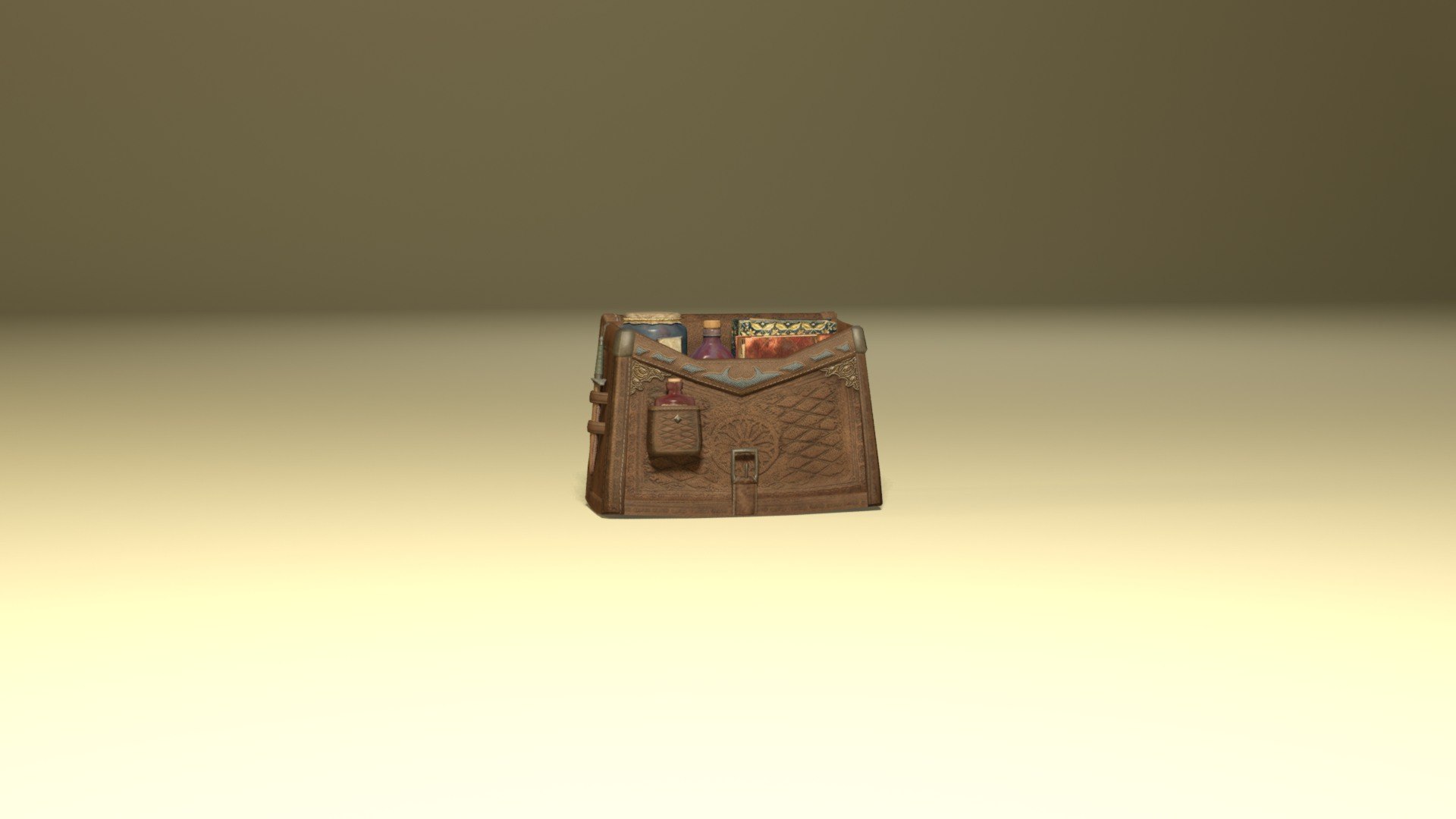 Magic Adventurer Bag With Tools 3D Model - TurboSquid 1970085