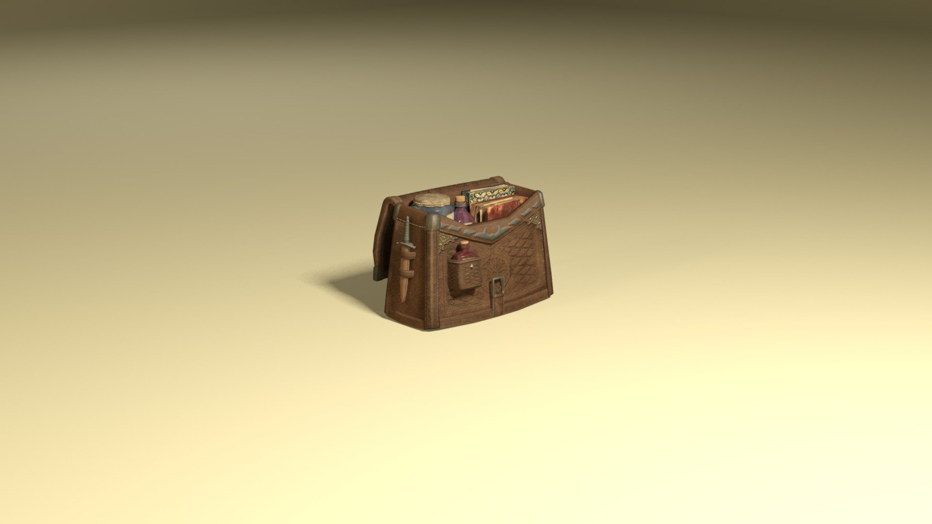 Magic Adventurer Bag With Tools 3D Model - TurboSquid 1970085