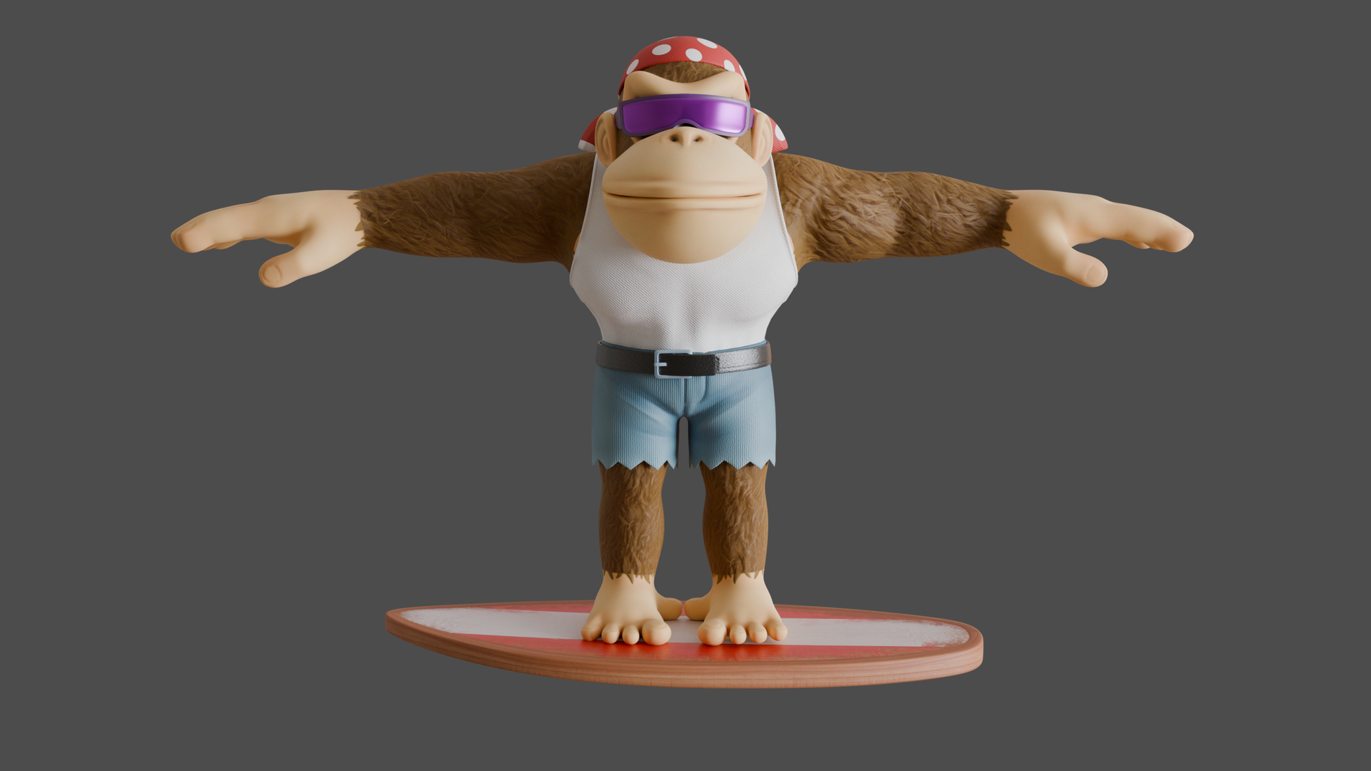 3D Kong Character - Donkey - TurboSquid 1619317