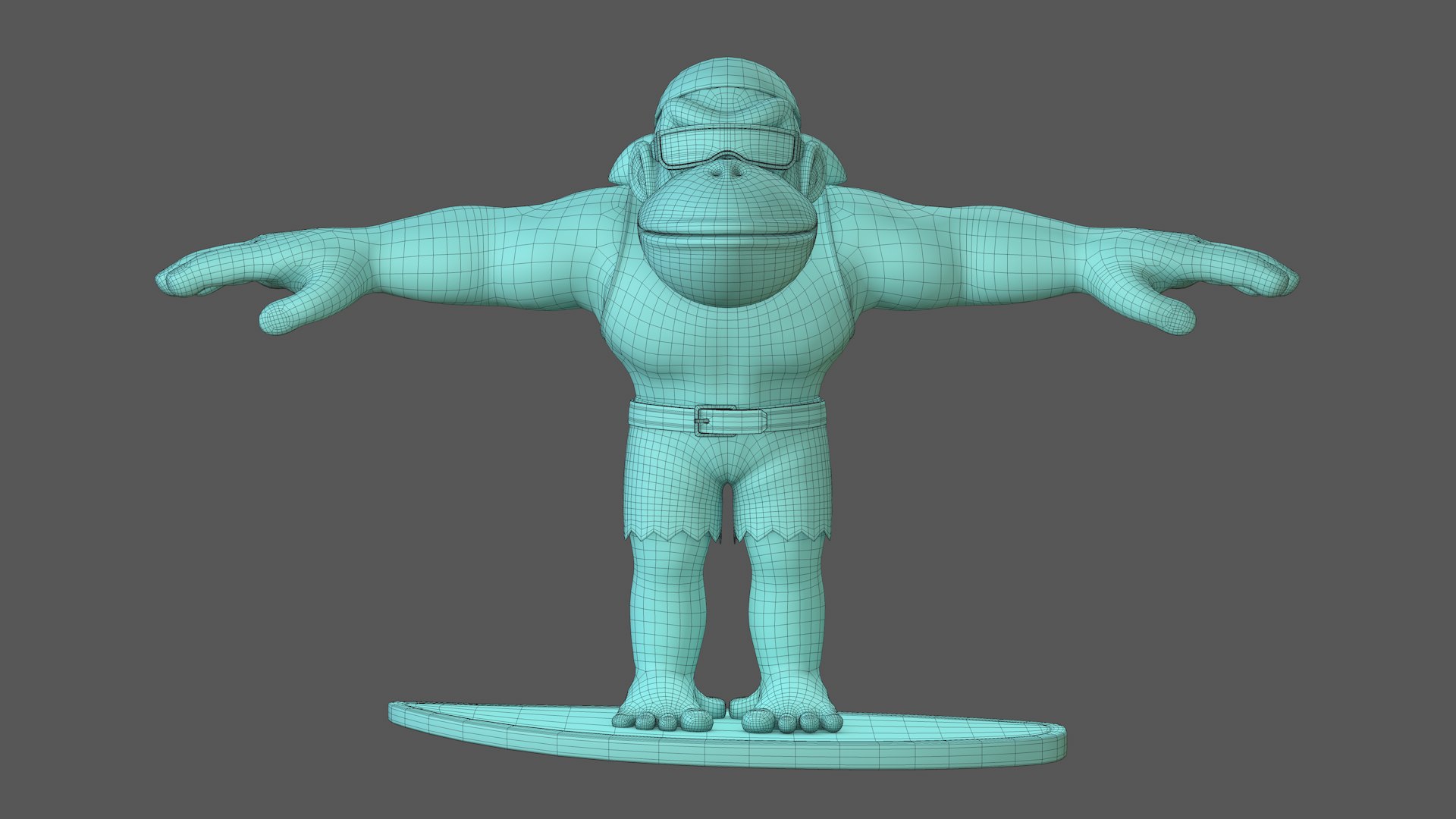 3D Kong Character - Donkey - TurboSquid 1619317