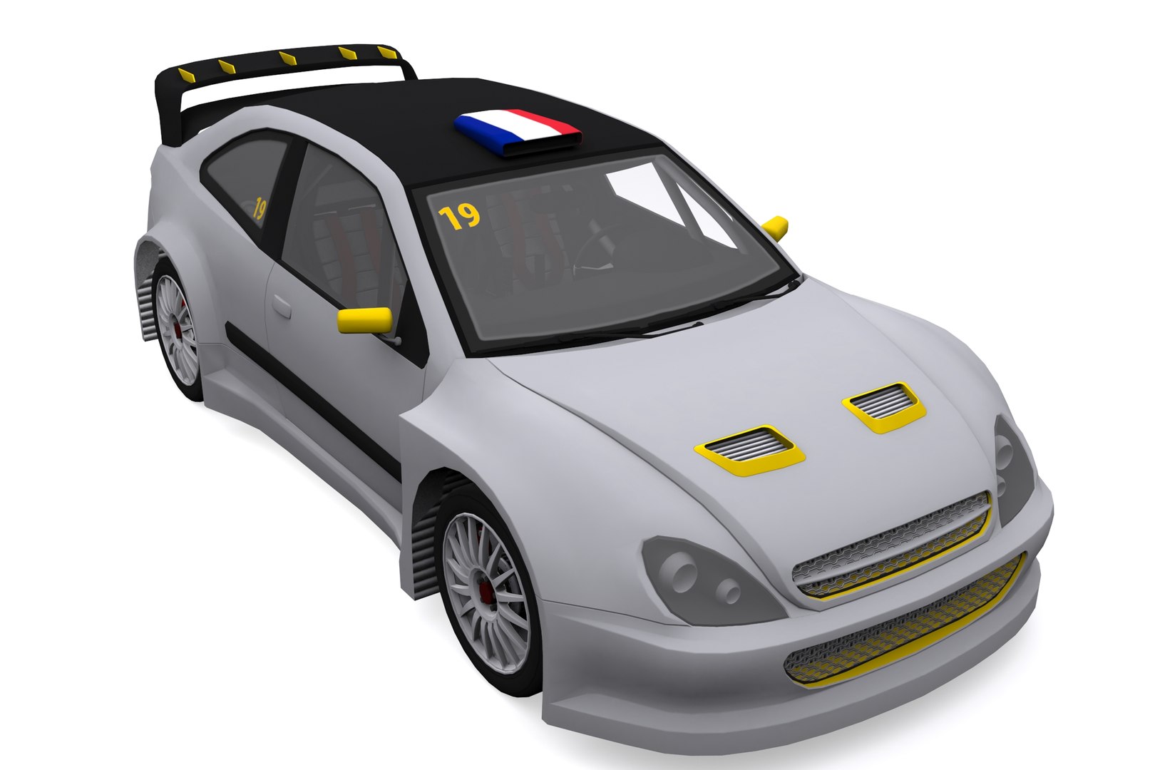 Rally Car V3 3D Model - TurboSquid 1703481