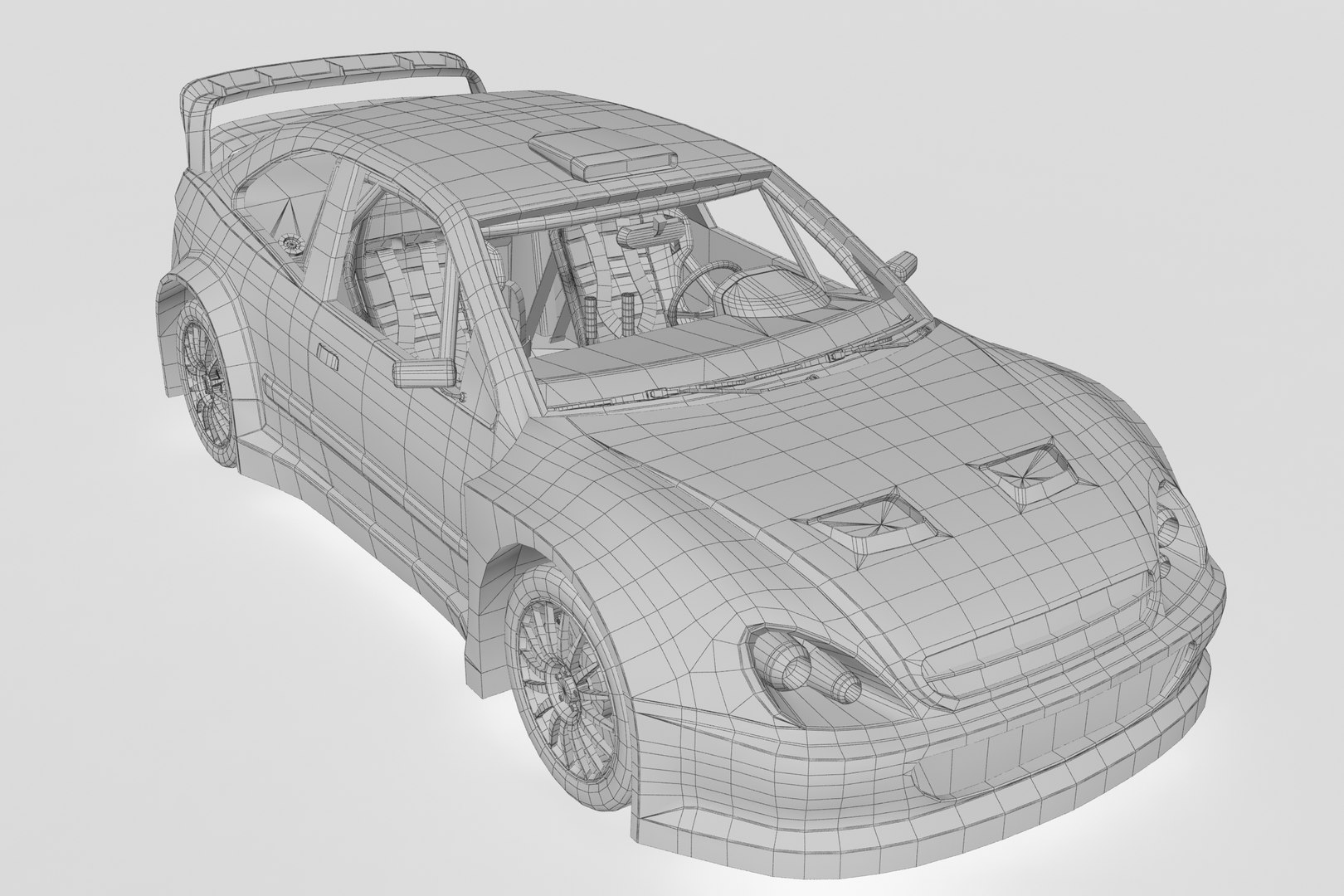 Rally Car V3 3D Model - TurboSquid 1703481