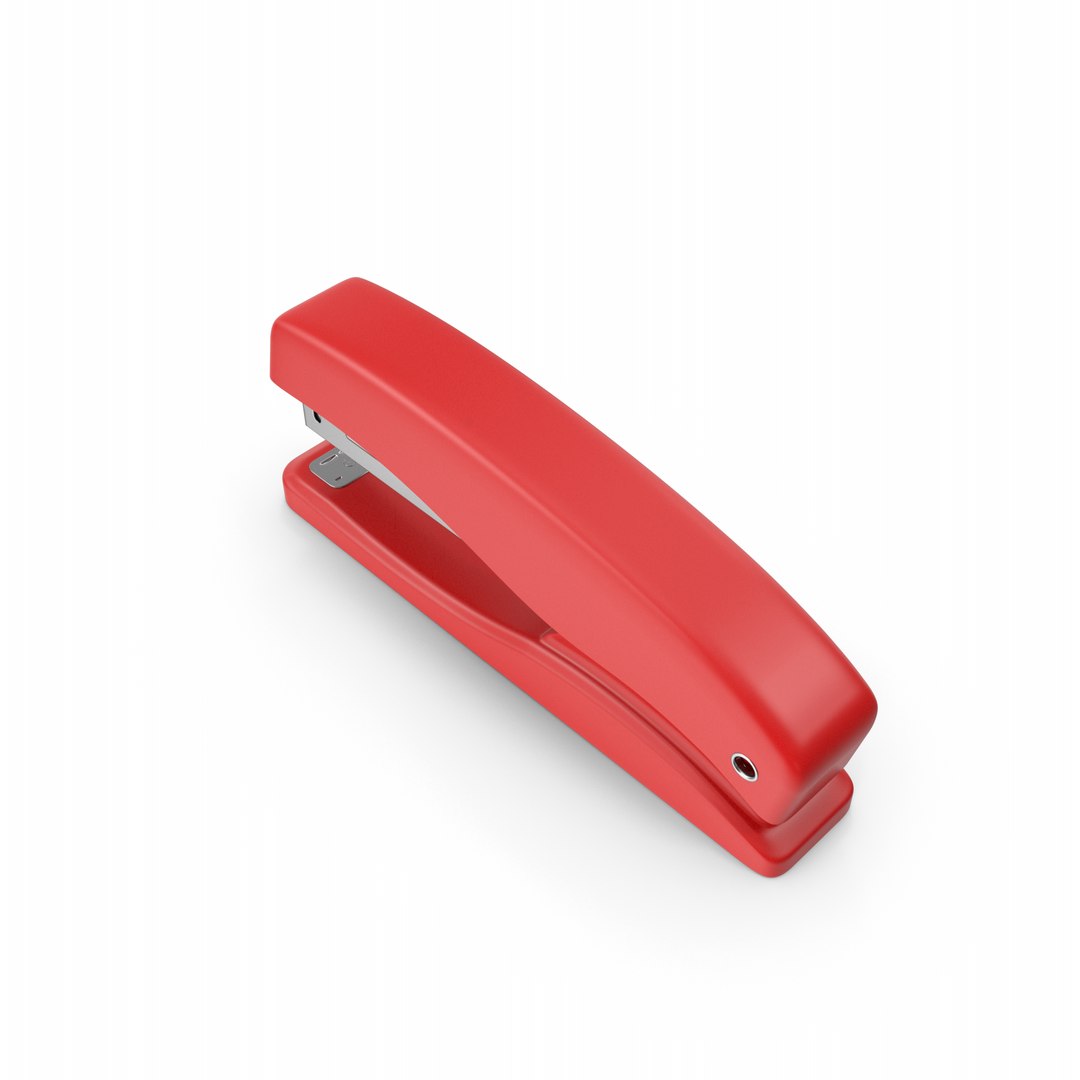 3D Red Stapler - TurboSquid 1849152