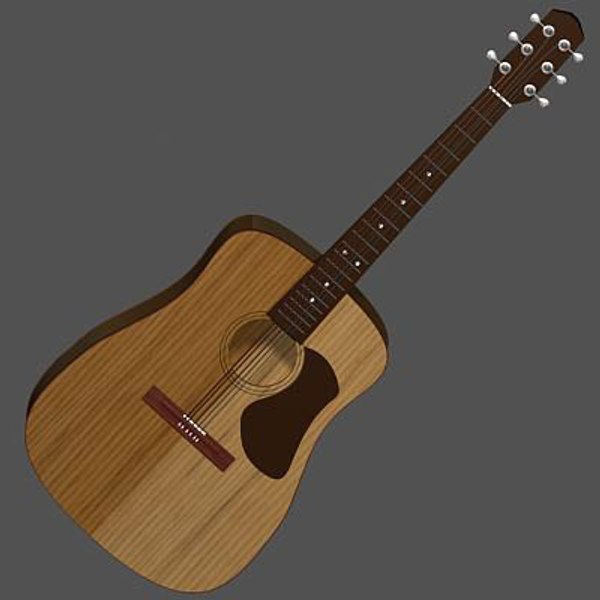 Guitar DXF Models for Download | TurboSquid