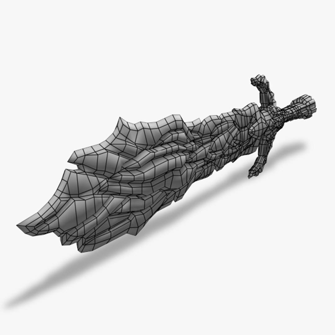 sword rock 3d model