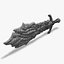 sword rock 3d model