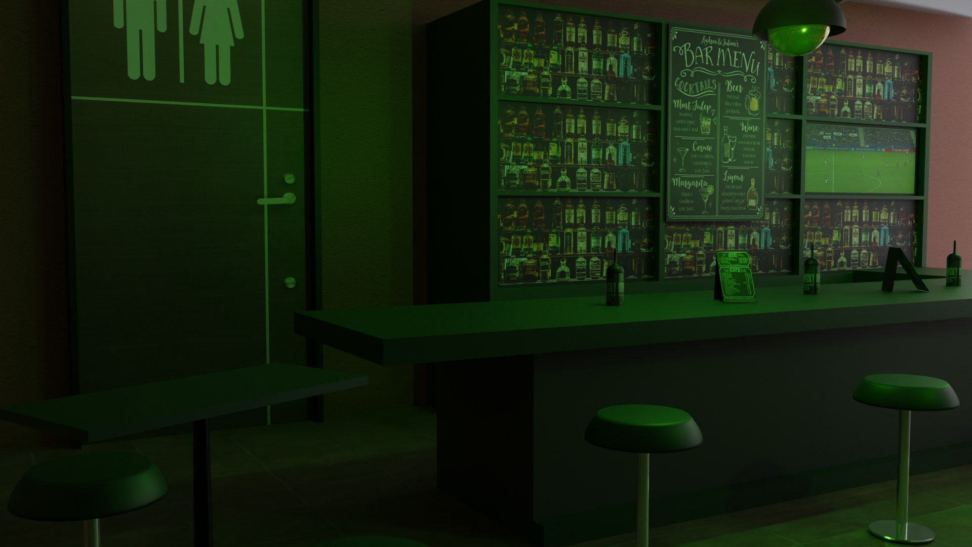 3D Bar Cafe Restaurant Pub Model - TurboSquid 2132071