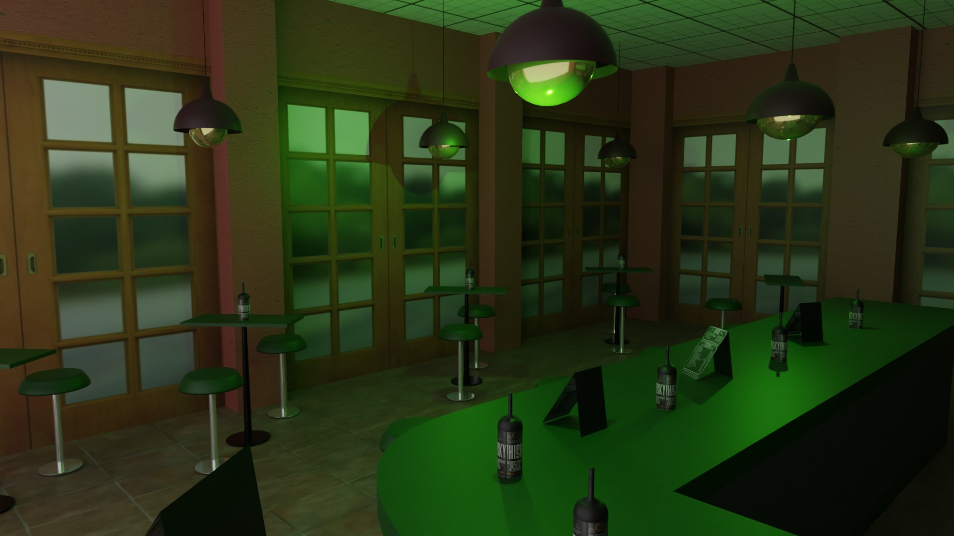 3D Bar Cafe Restaurant Pub Model - TurboSquid 2132071